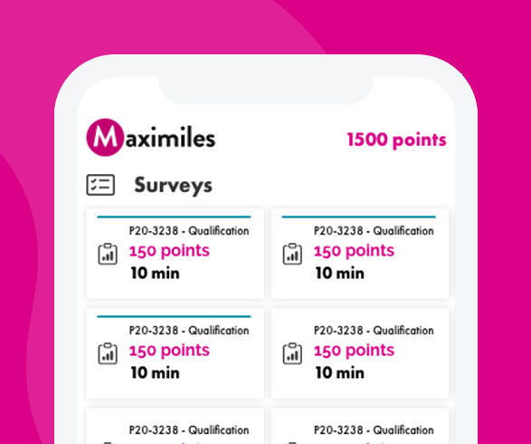 Maximiles - Aplicação